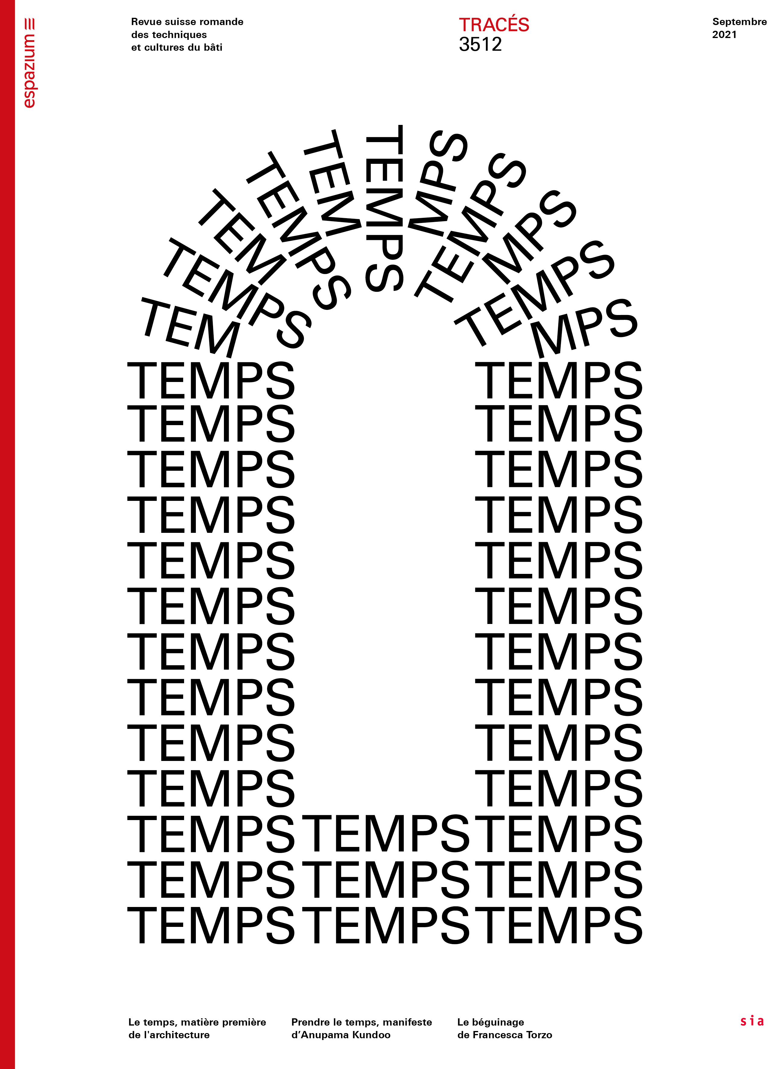 TRACÉS | | Temps | Espazium
