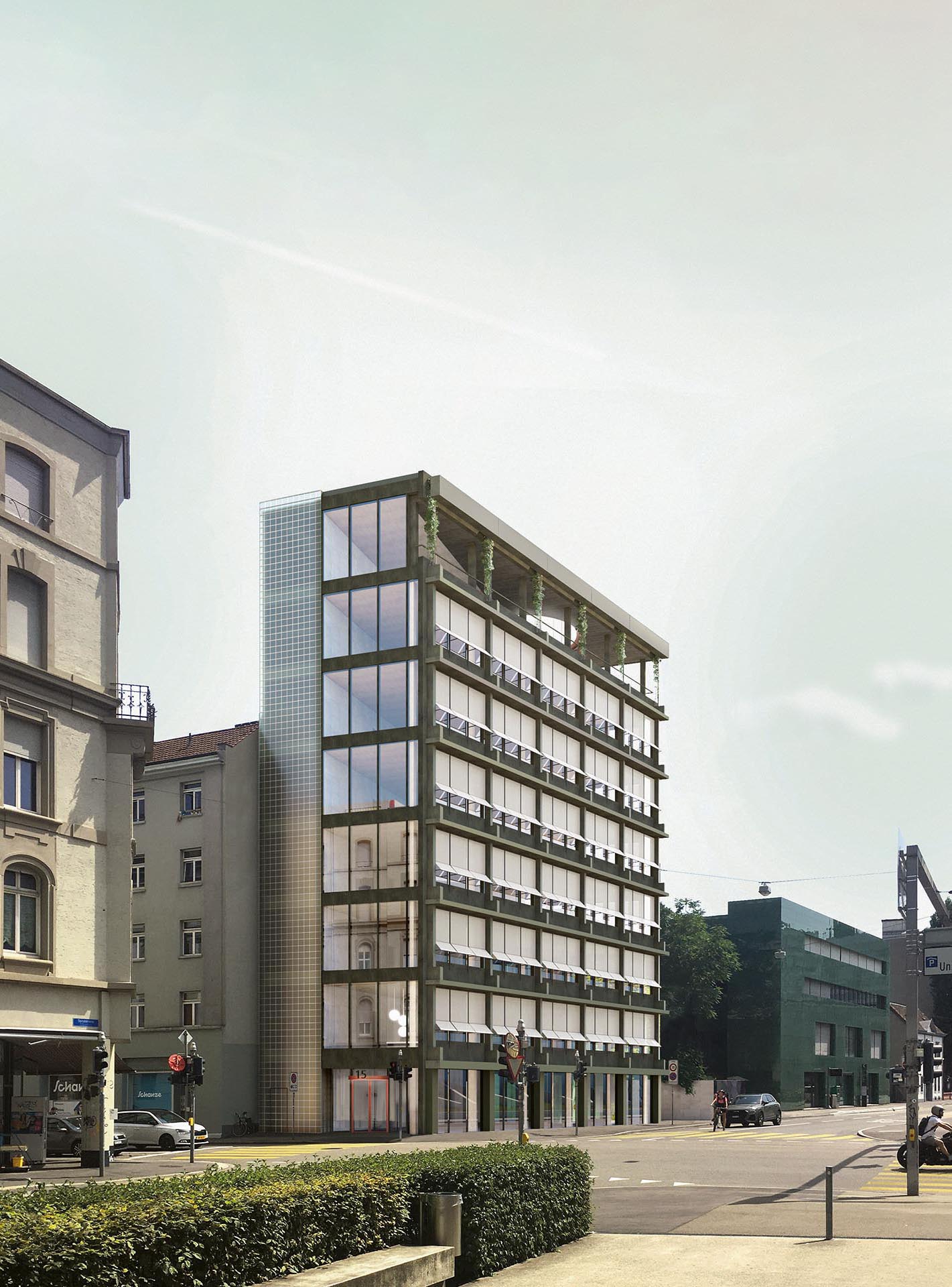 Um die Ecke gedacht Neubau Bürogebäude Botnar Research Centre for Child ...