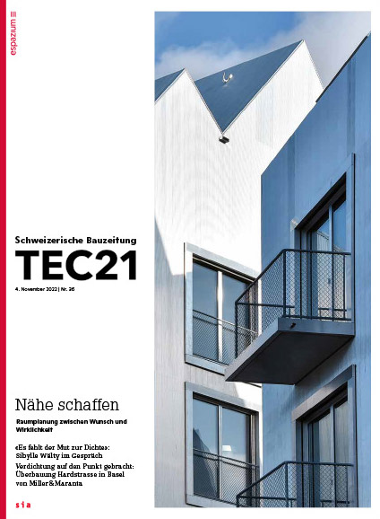 TEC21 | 36 | Nähe schaffen | Espazium