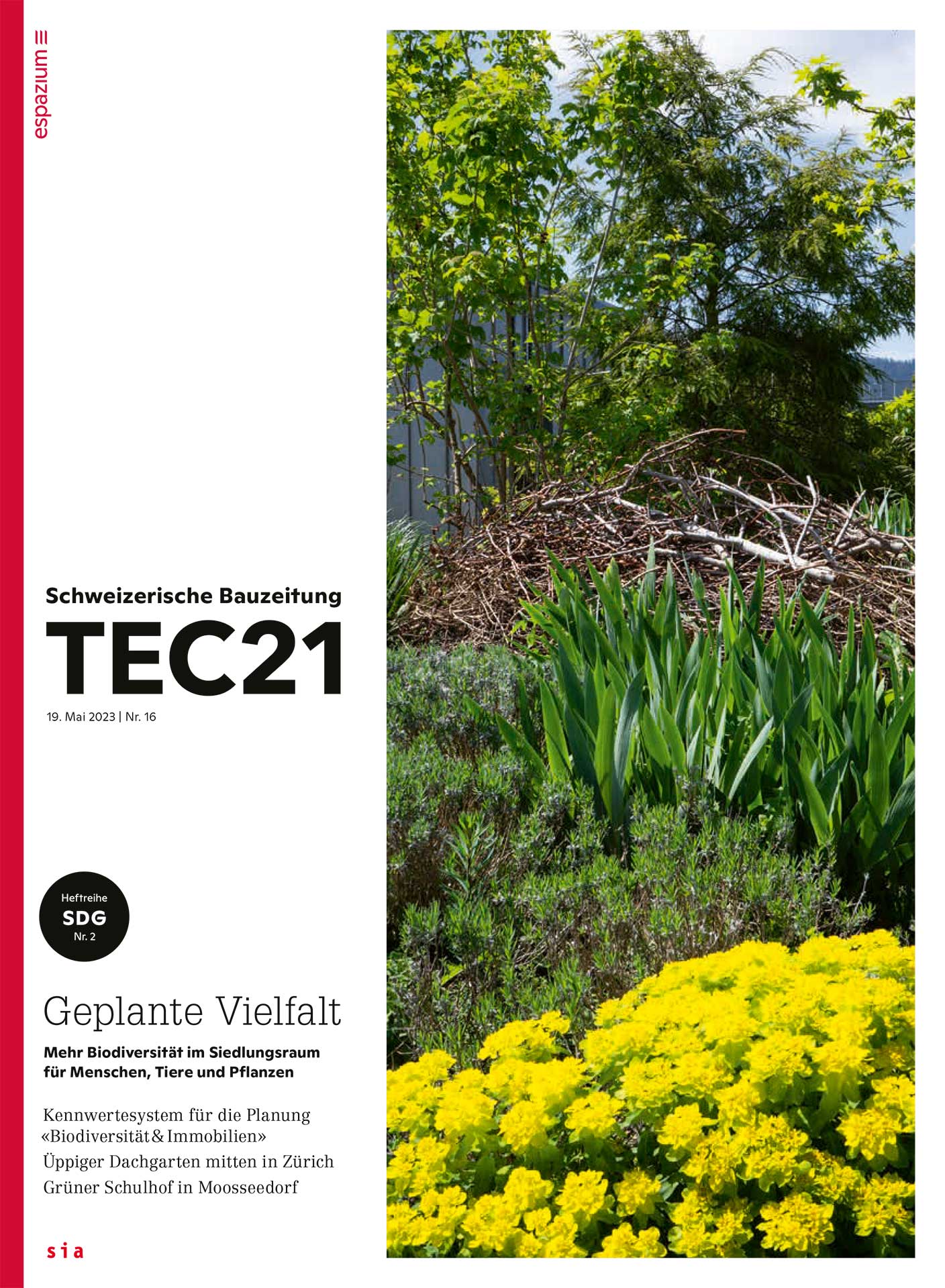TEC21 | 16 | Geplante Vielfalt | Espazium