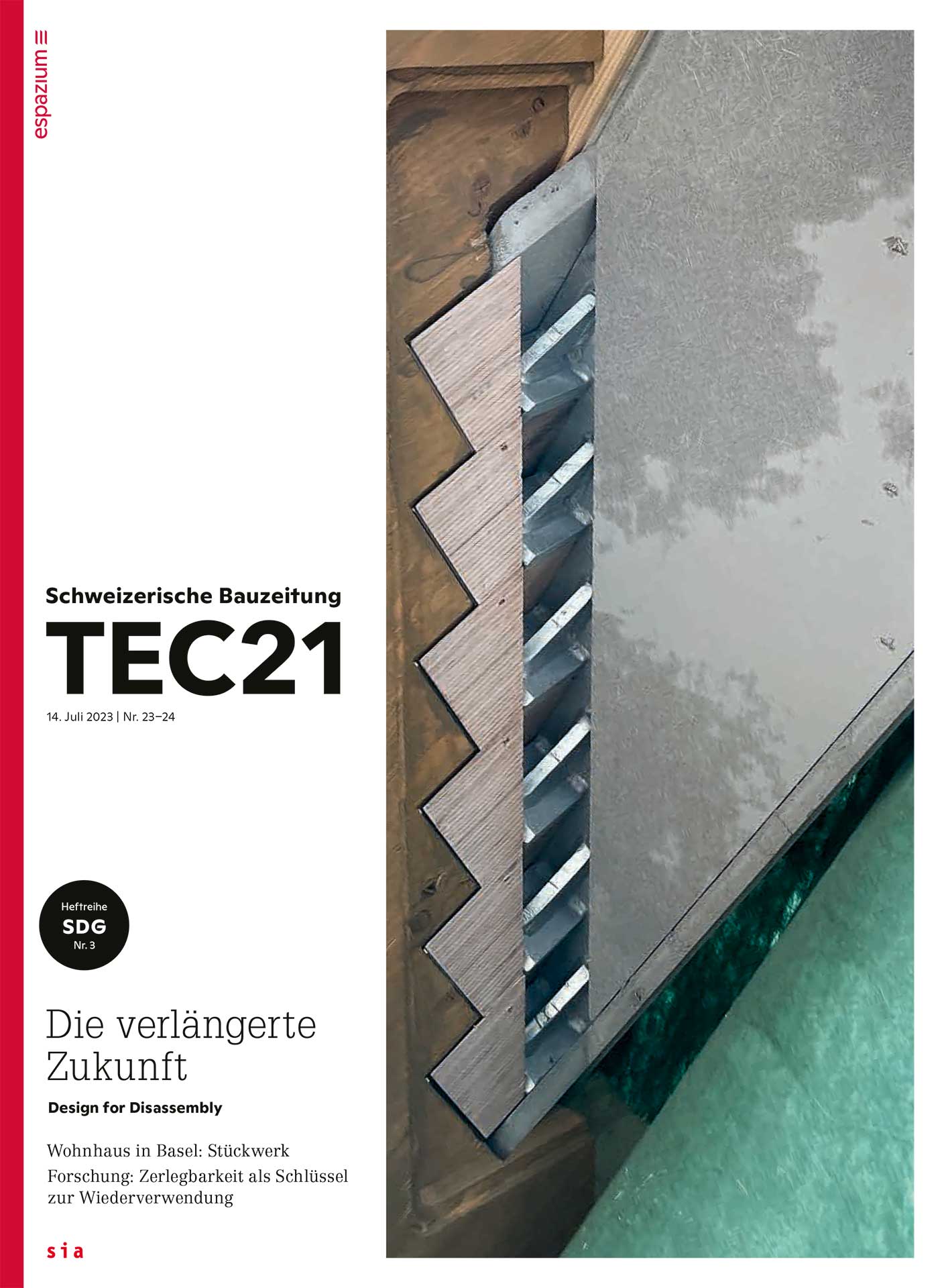 TEC21 | 23-24 | Die verlängerte Zukunft | Espazium