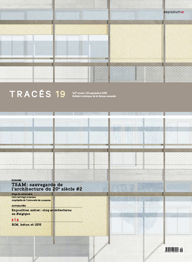 TRACÉS | 19 | TSAM: sauvegarde de l'architecture du 20e siècle #2 ...