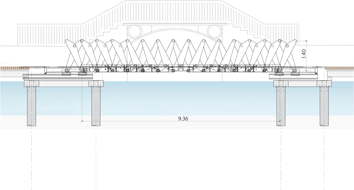 Une passerelle mobile pour la mobilité réduite | Espazium