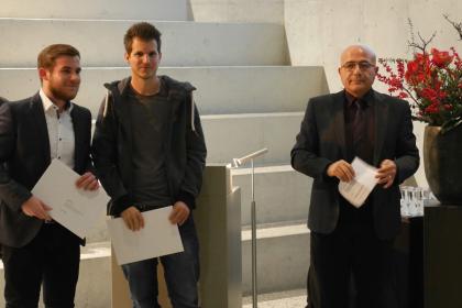 Preisverleihung «Best of Bachelor 2016» | Espazium