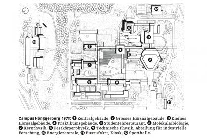 Dichter und höher ETH Campus Hönggerberg, Masterplan 2040 | Espazium