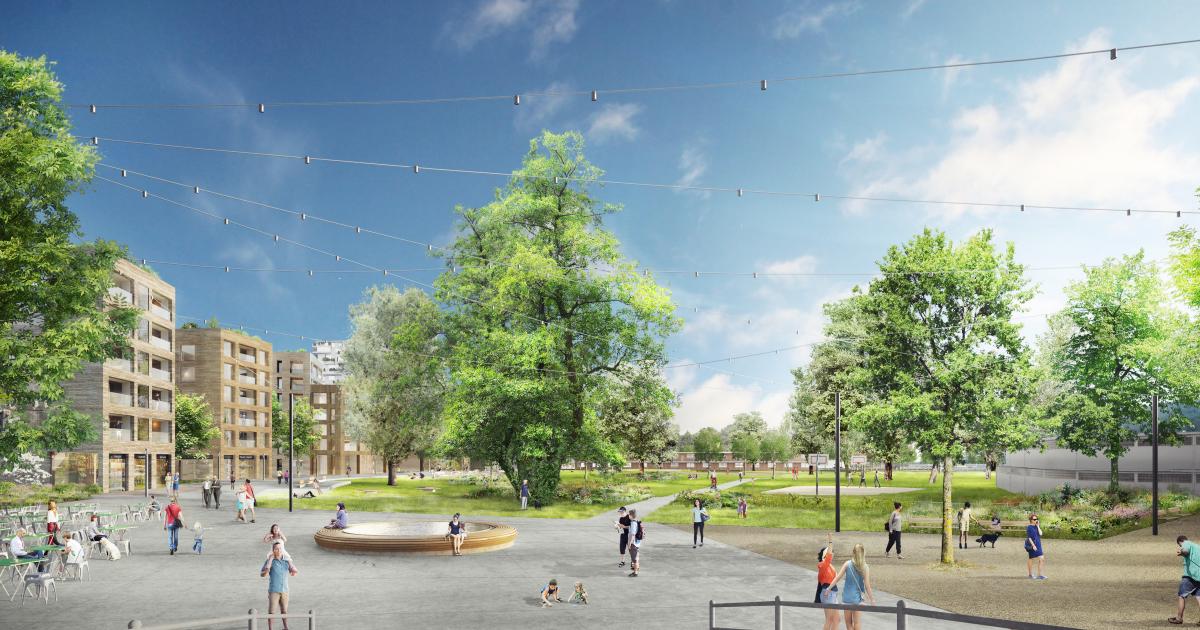 Dernière ligne droite pour le projet de quartier AGGLOlac à Bienne ...