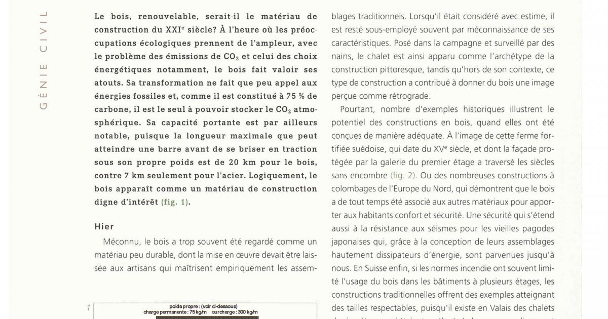 Naturel et construit, le bois cumule les vertus | Espazium