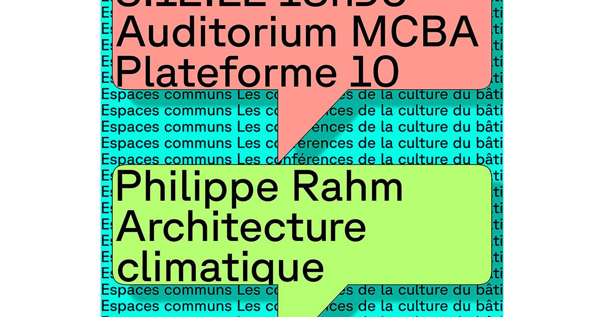 Philippe Rahm, Architecture climatique