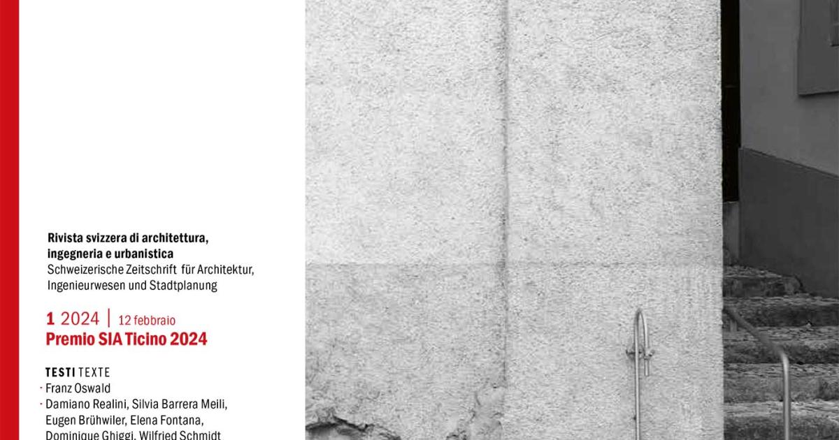 archi | 1 | Premio SIA Ticino 2024 | Espazium