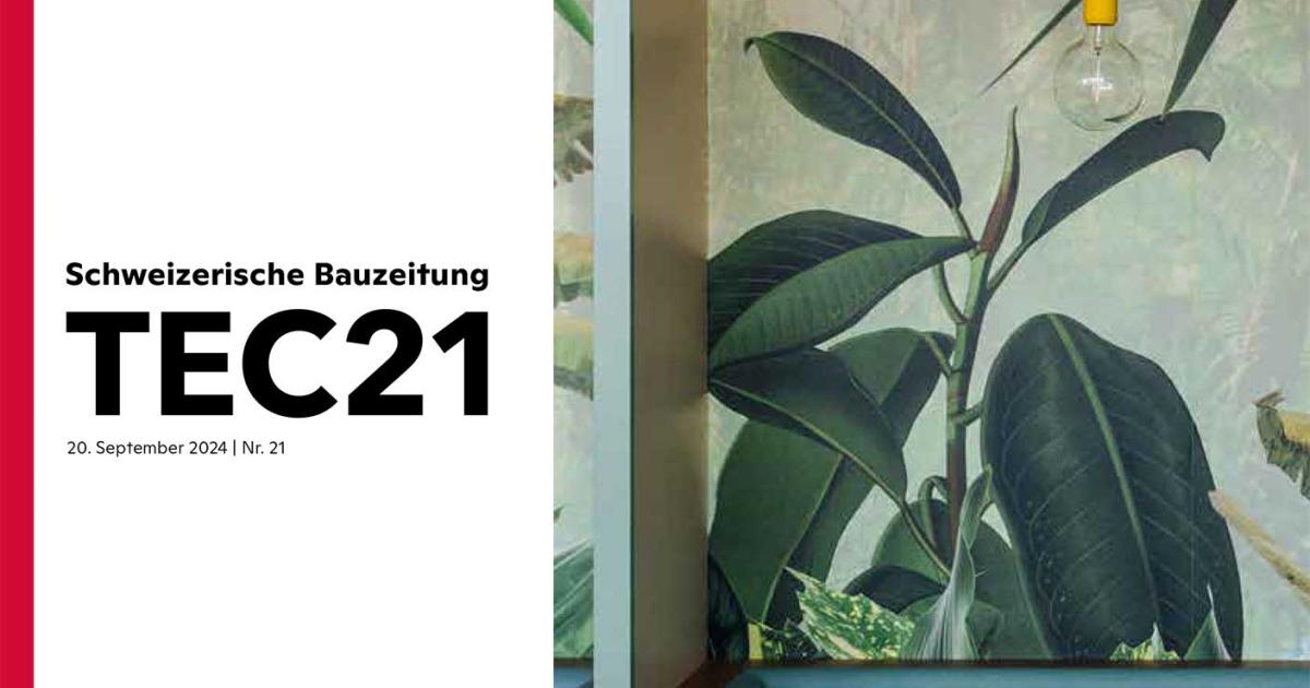 TEC21 | 21 | Innenarchitektur interdisziplinär | Espazium
