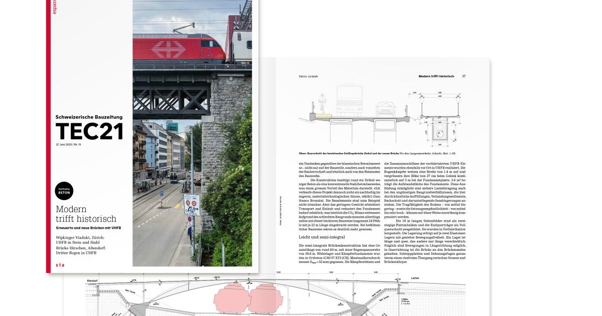 Modern trifft historisch - Erneuerte und neue Brücken mit UHFB ...
